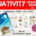 30 Card Nativity Bingo & Memory Game - Christmas Party Games ...