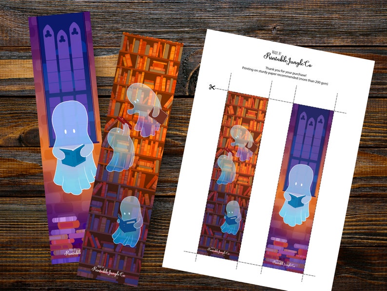 Printable Autumn Bookmarks Digital Bookmark JPG Bookmark - Etsy