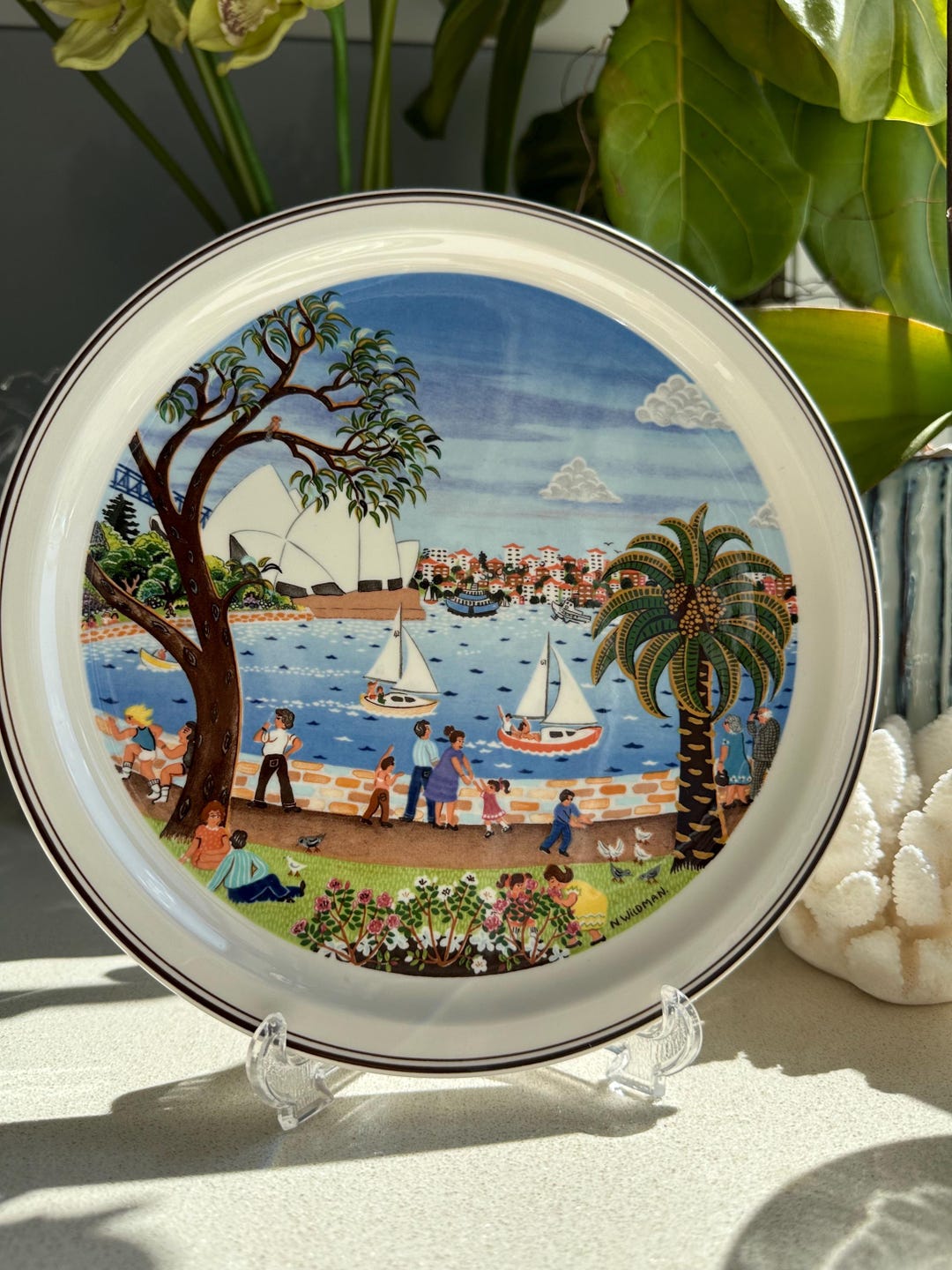 VILLEROY & BOCH Scenes of Australia No 1 Sydney Harbour Collectable ...