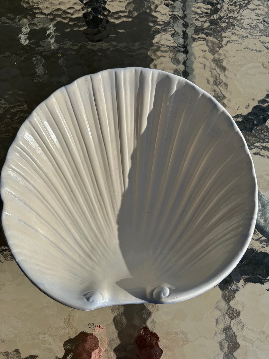 Vintage Ceramic Hand Made and Signed Shell Bowl, Shell Home Decor - Etsy