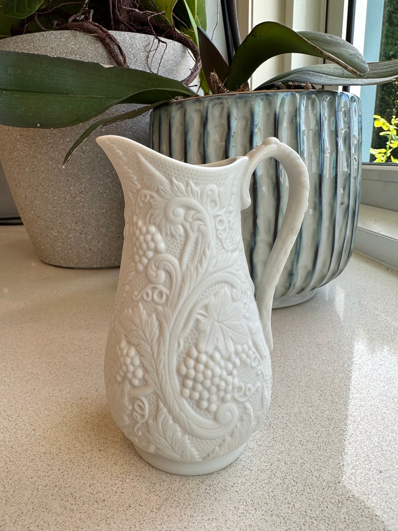 Portmeirion Heritage Porcelain England Parian Ware Jug / Pitcher - Etsy
