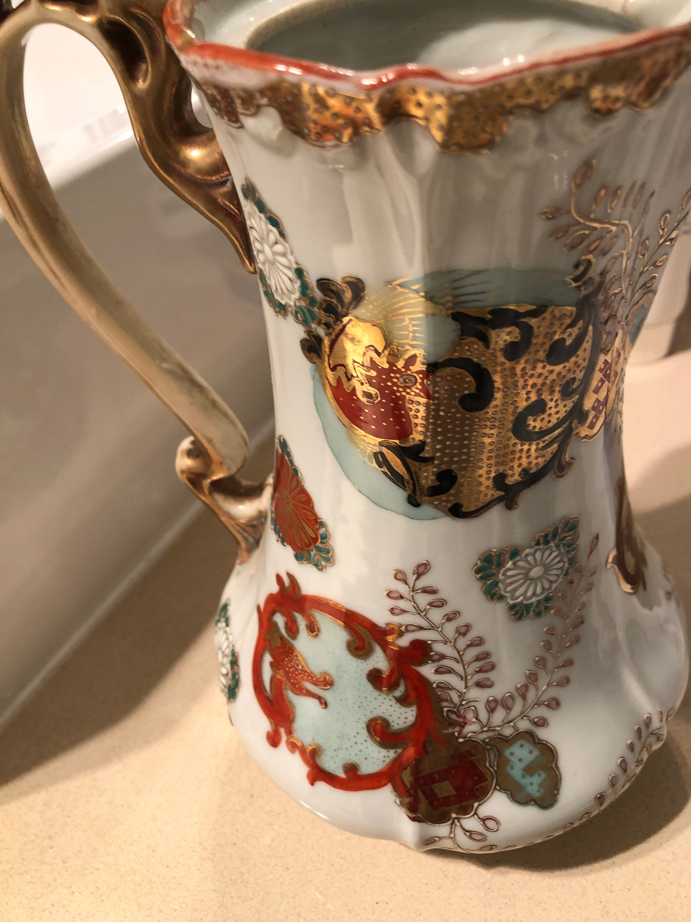 Japan Antique Meiji Period Kutani Ware Japanese Coffee Pot - Etsy