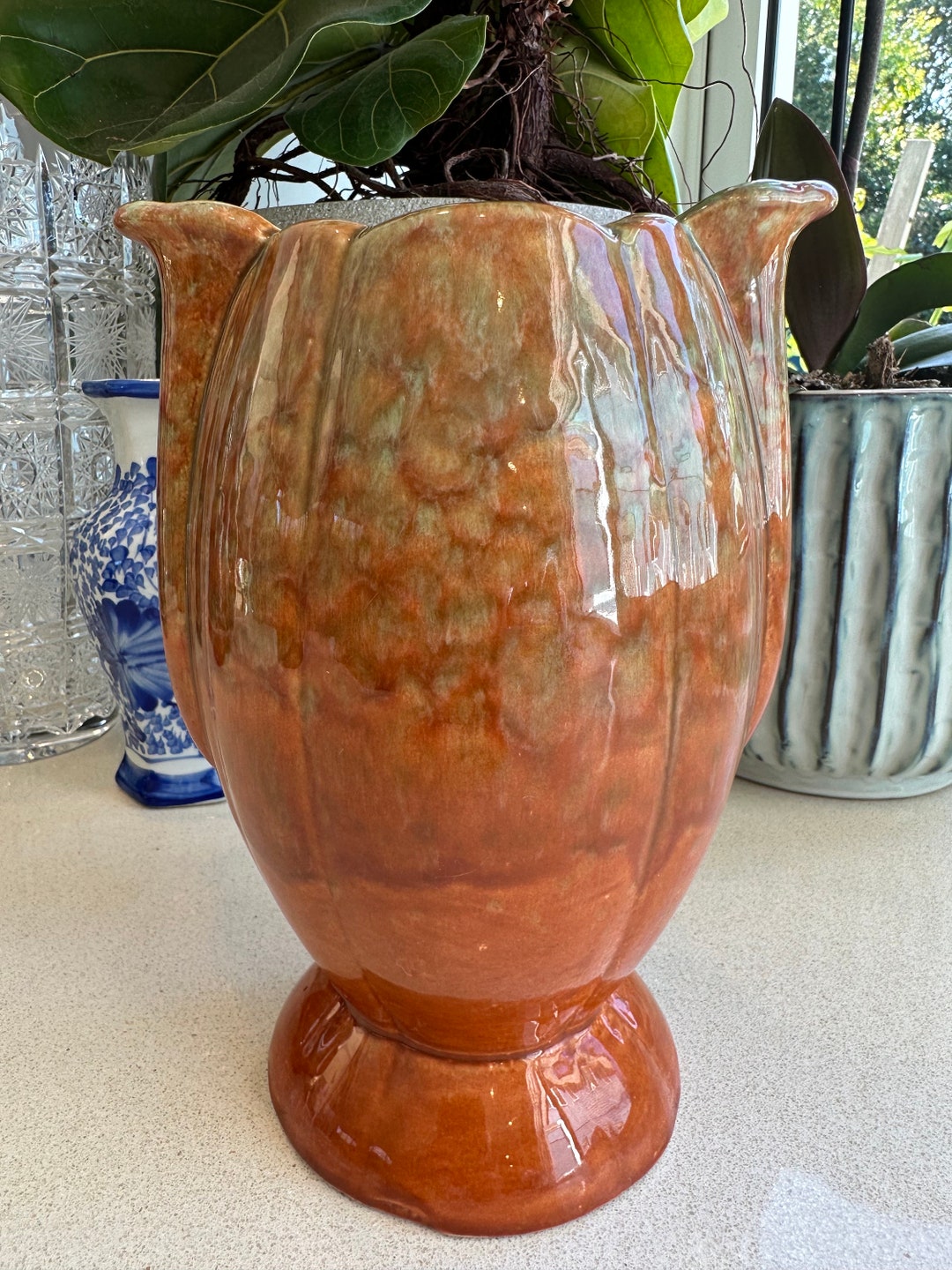 Art Deco Diana Pottery Vase - Vintage Australian Vase - Etsy