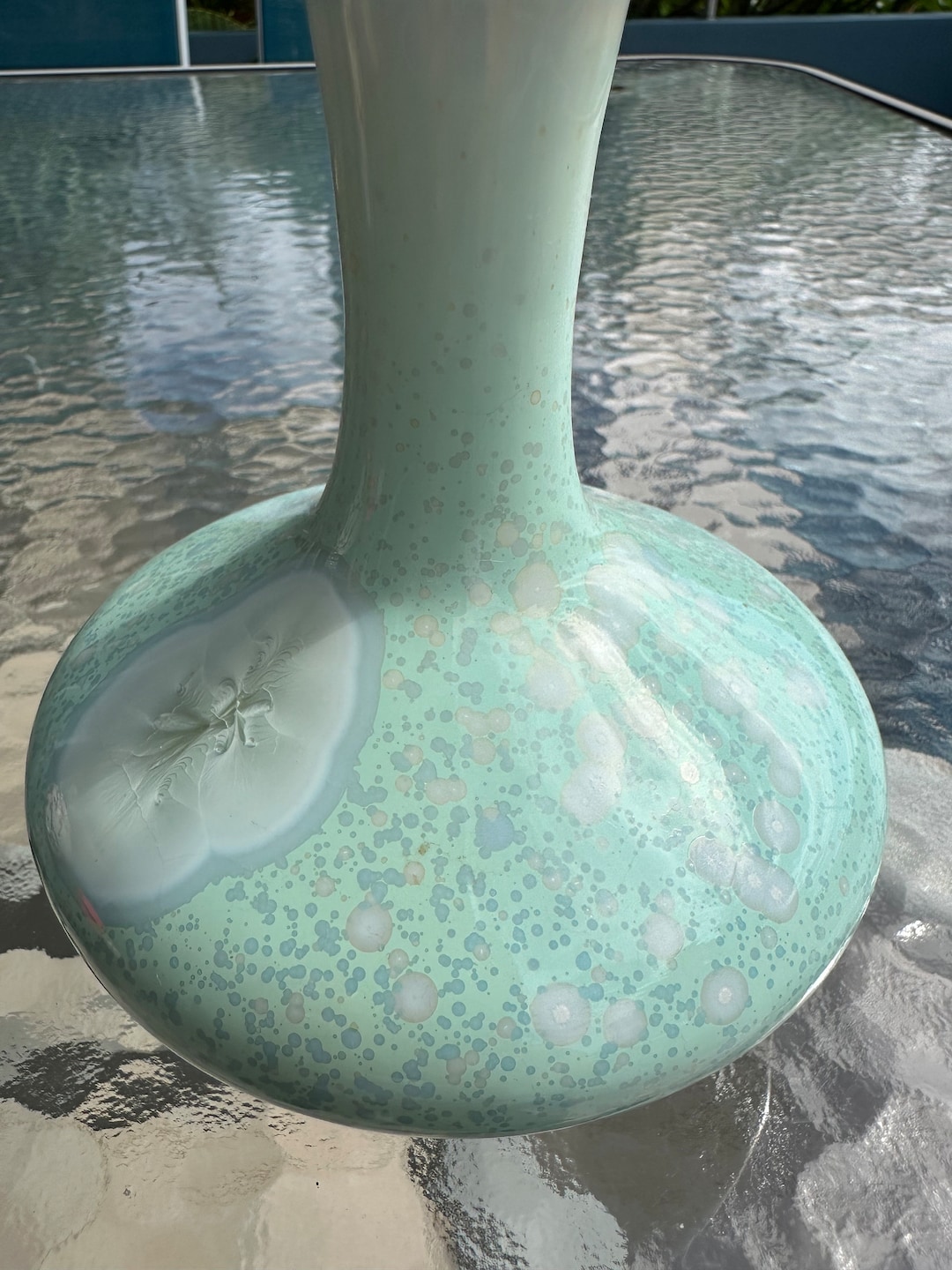 Chun Style Glazed Celadon Green Vase - Etsy