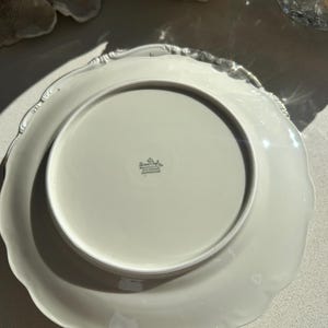 Rosenthal Pompadour Plate Set of 4 Plates | Embossed Rococo Pink Rose ...