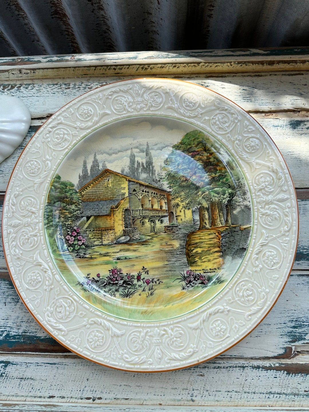 Devon Ware - Round Plate - Fieldings, Stoke-on-trent Made in England ...