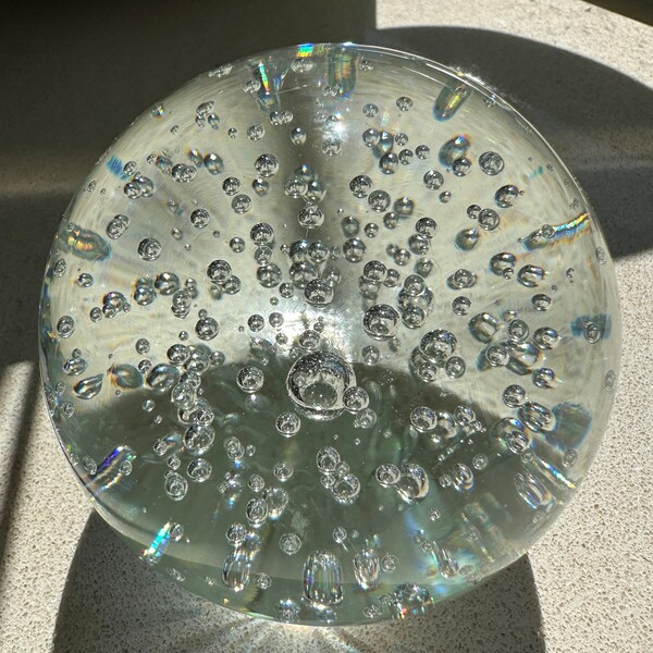 Clear Glass Ball - Etsy