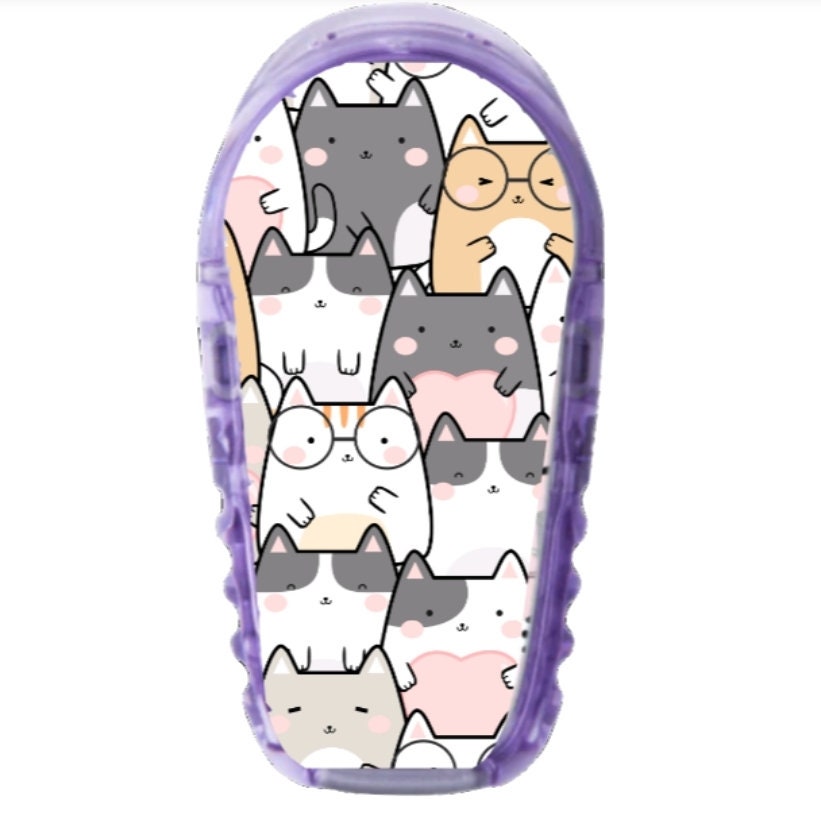 Cute Cats Dexcom G6 Stickers | Dexcom G6 Stickers | Diabetes Stickers ...