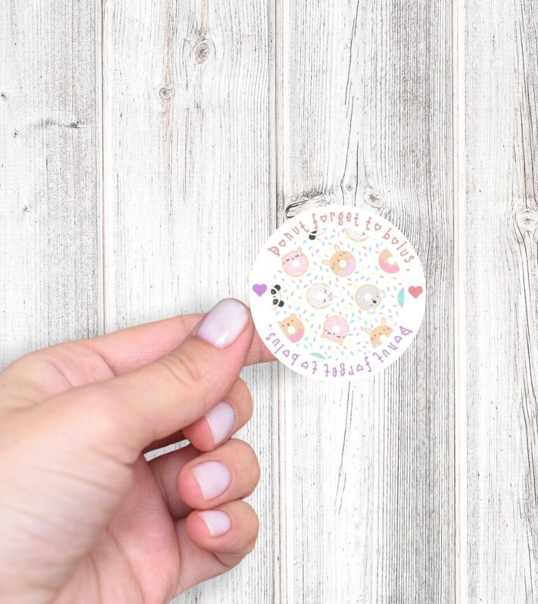 Donut Forget to Bolus Sticker | Type 1 Diabetes | Type One Diabetic ...