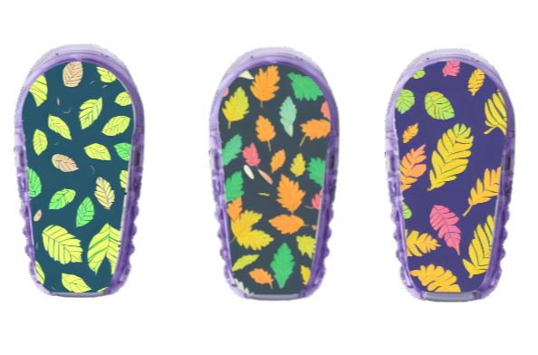 Leaf Print Dexcom Stickers | Dexcom G6 Stickers | Diabetes Stickers ...