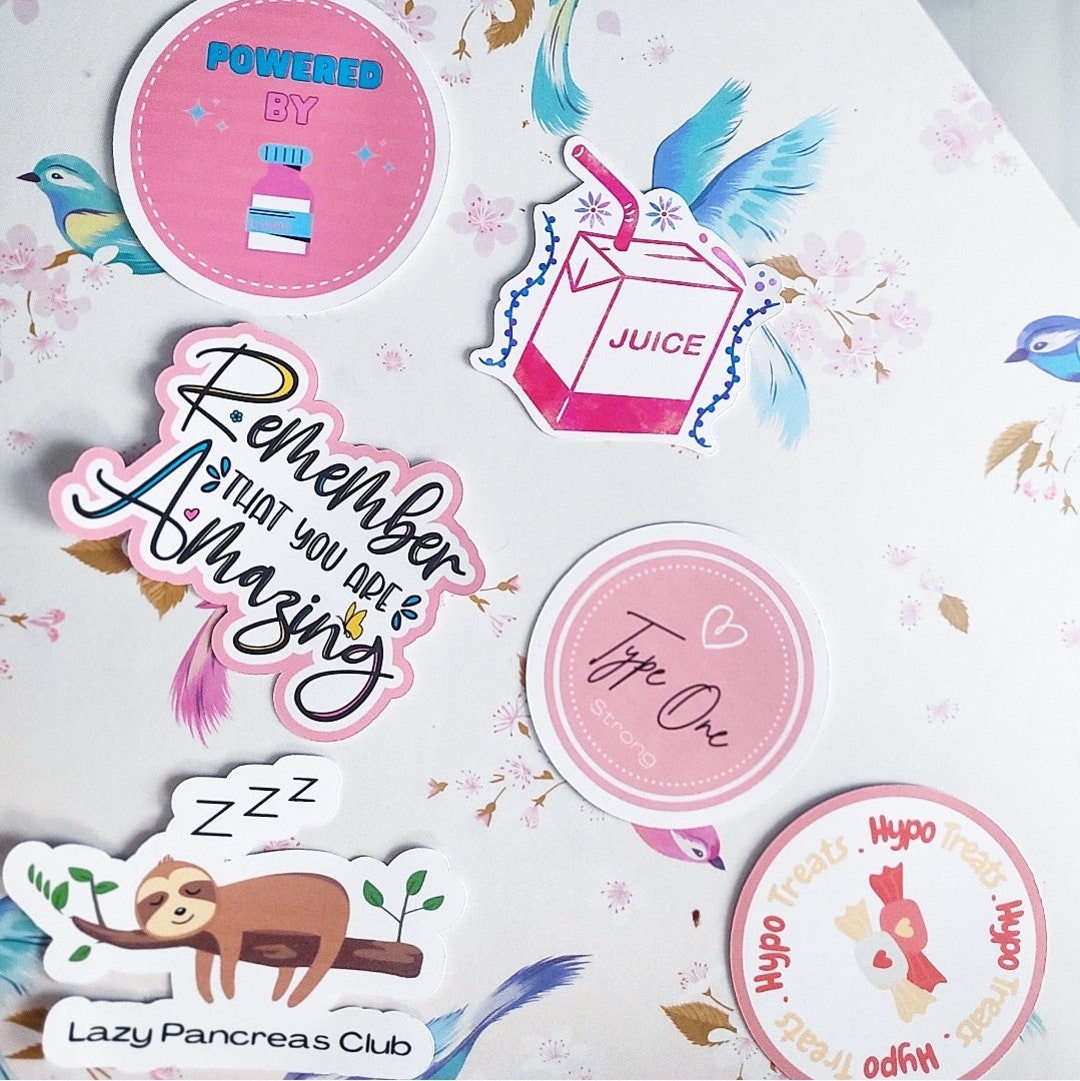 Type One Diabetes Stickers | Type 1 Diabetes | Diabetes Stickers | Hypo ...