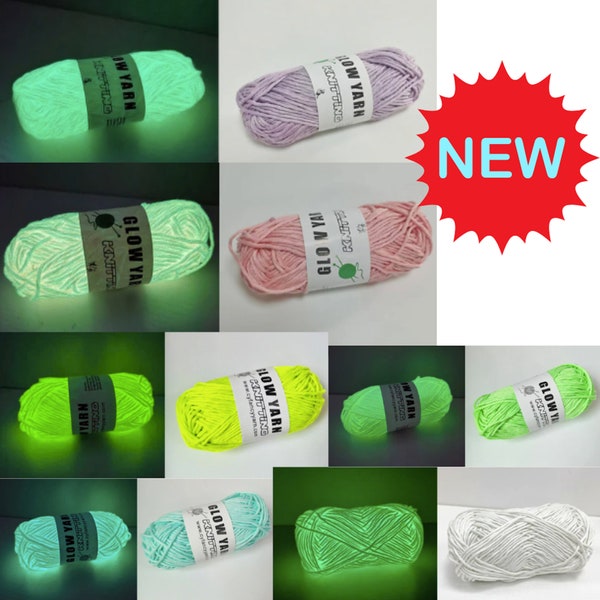 Glow in the Dark Yarn - Etsy
