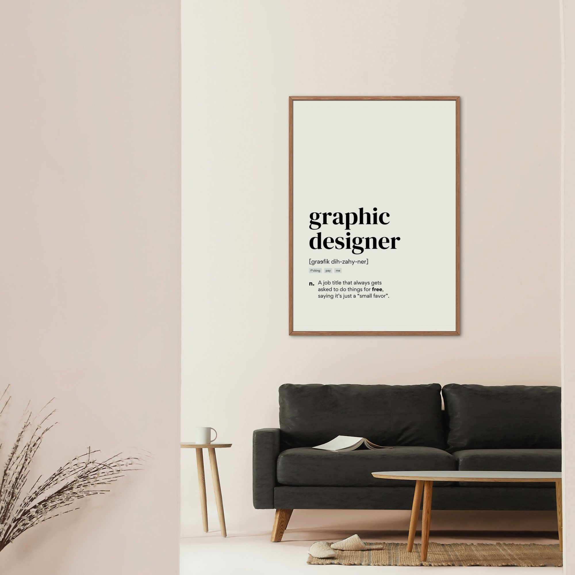 Graphic Designer Definition Print: Office Wall Art (digital Download ...