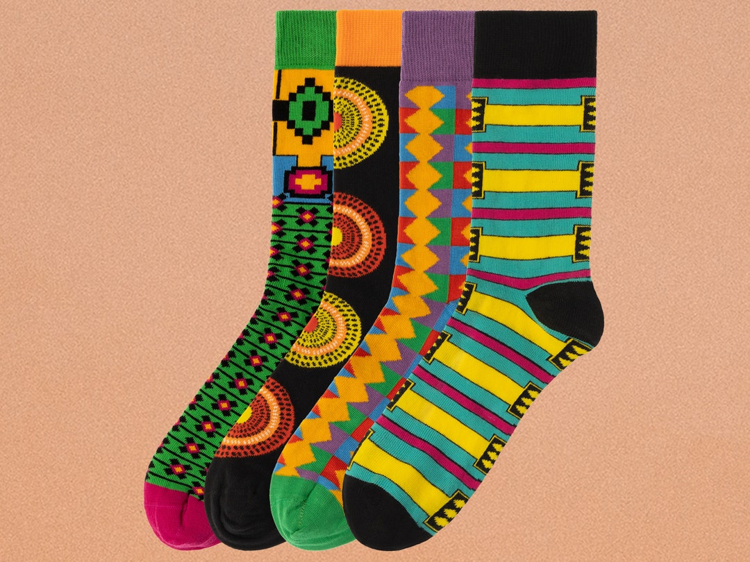 KUUMBA | African Socks Set, Affordable Afrocentric Gifts, Kente Adinkra ...