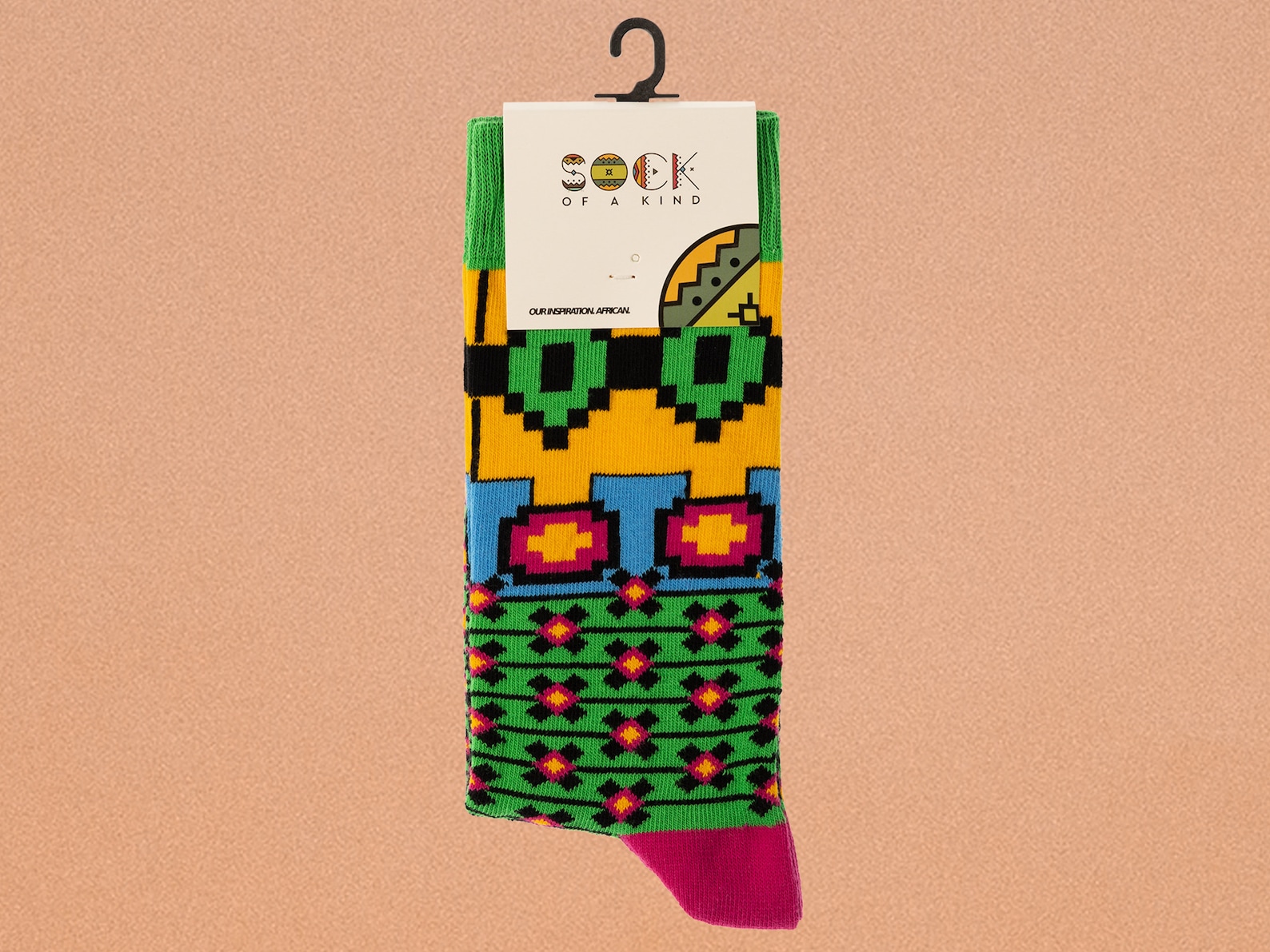 TENGA | African Print Socks, Kwanzaa Socks, Bright Color Afro Art Print ...