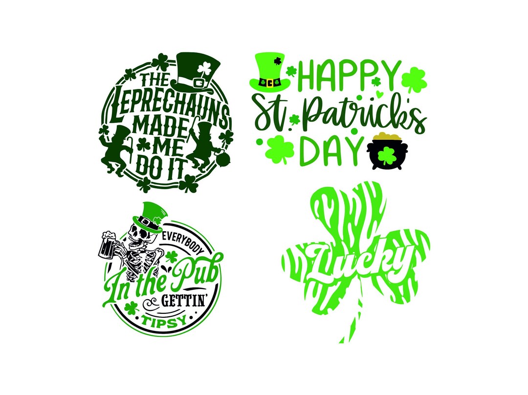 St Patrick's Svg, St Patricks Day Svg, Shamrock Svg, Clover Svg, Lucky ...
