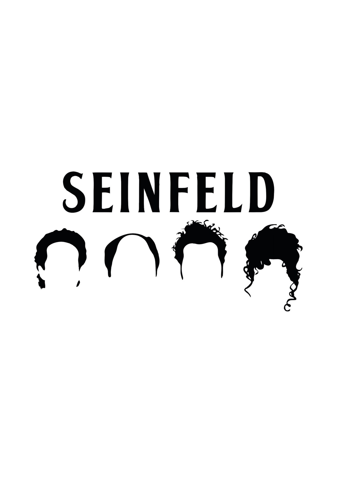 Seinfeld SVG Outline Cast Jerry George Kramer Elaine - Etsy