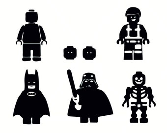 Brick Heads Svg - Etsy