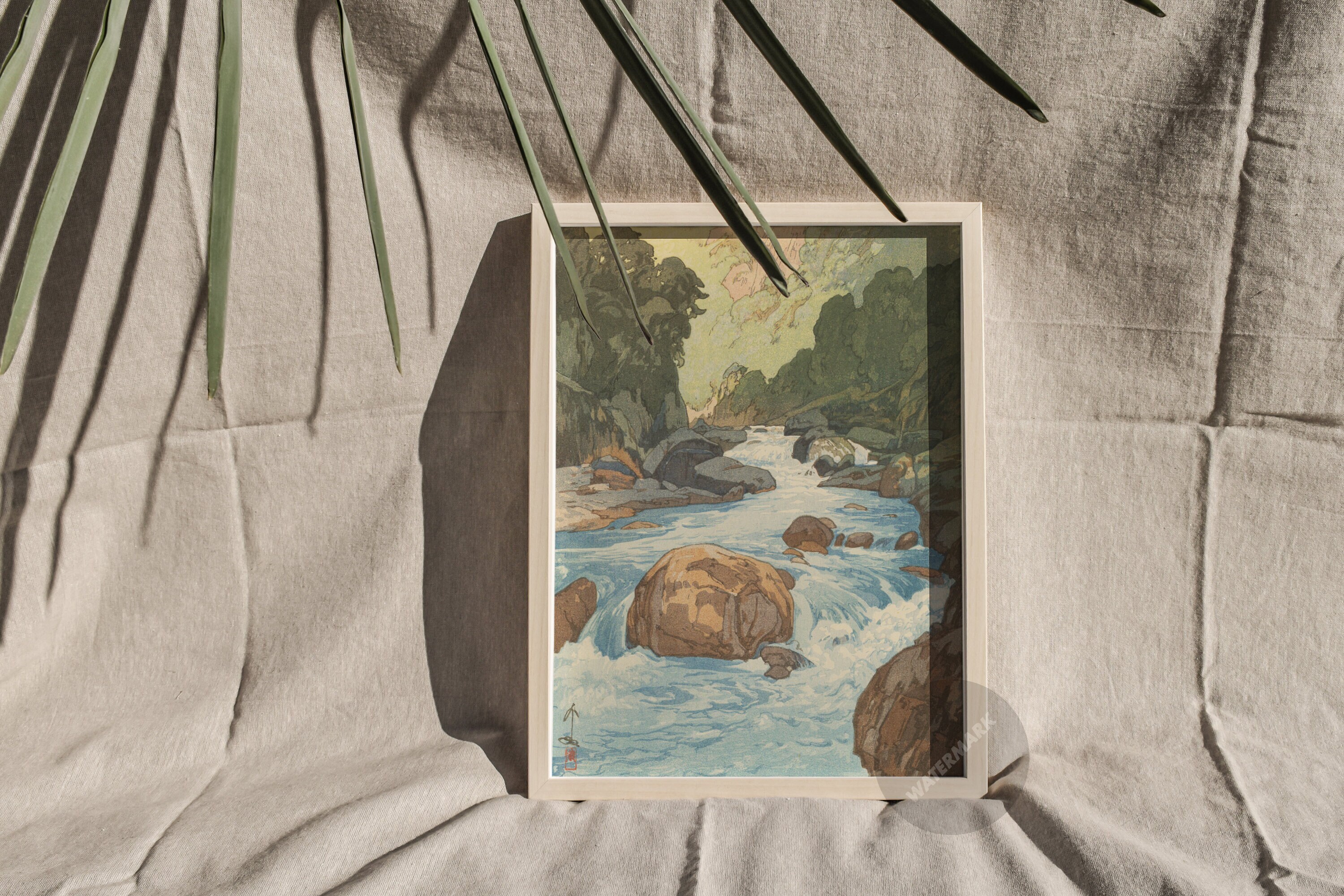 Hiroshi Yoshida Kurobe River Hiroshi Yoshida Abstract Vintage Gallery ...