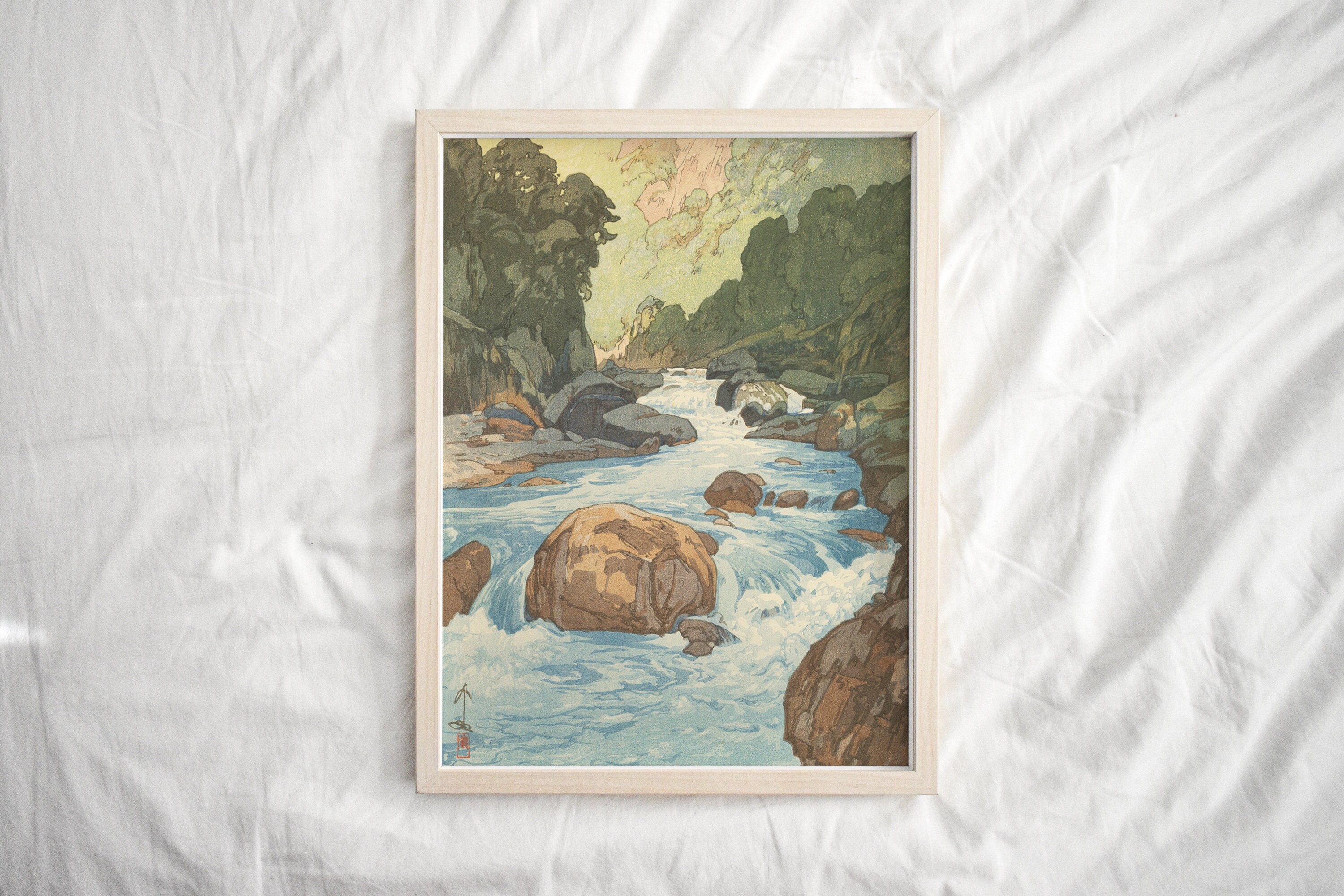 Hiroshi Yoshida Kurobe River Hiroshi Yoshida Abstract Vintage Gallery ...