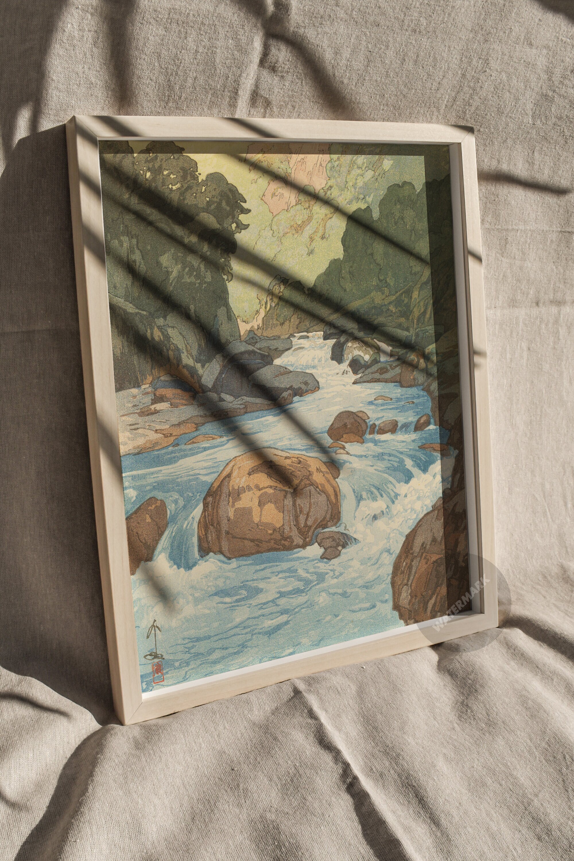 Hiroshi Yoshida Kurobe River Hiroshi Yoshida Abstract Vintage Gallery ...