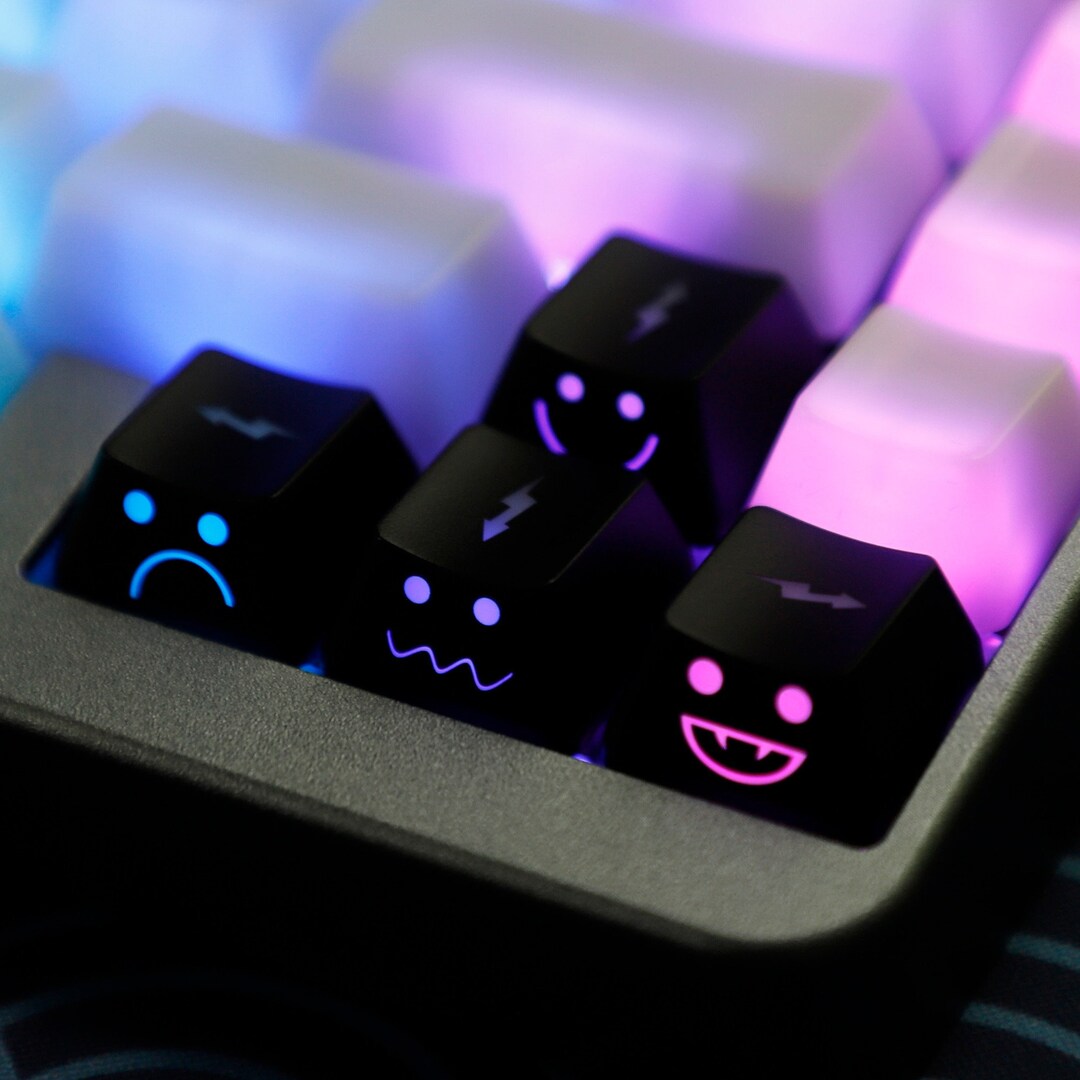Backlit Cute WASD Arrow Keycaps Kawaii Keycap for Cherry Mx - Etsy
