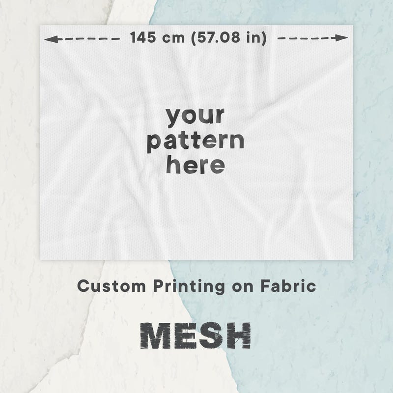 Custom Fabric - Etsy