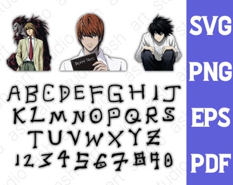 Death Note Font - Etsy