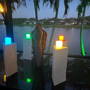 The Fifth / 5th Element Stones & Statue Movie Prop With LED - Etsy