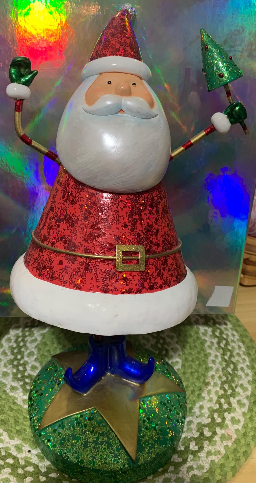 Wiggle Metal Santa - Etsy