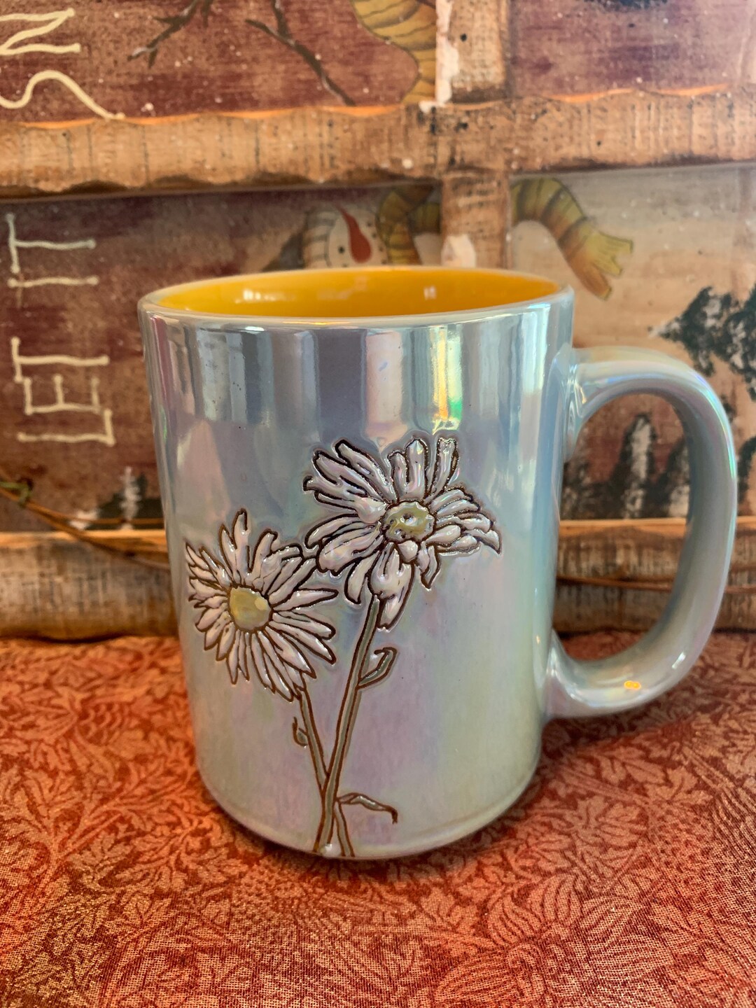 New Spectrum Designz Flower Pattern Design Mug - Etsy