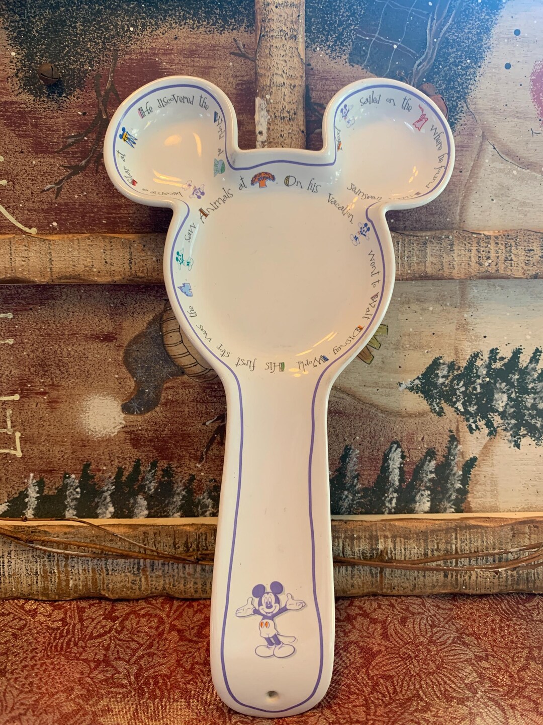 Mickey Mouse Spoon Rest - Etsy