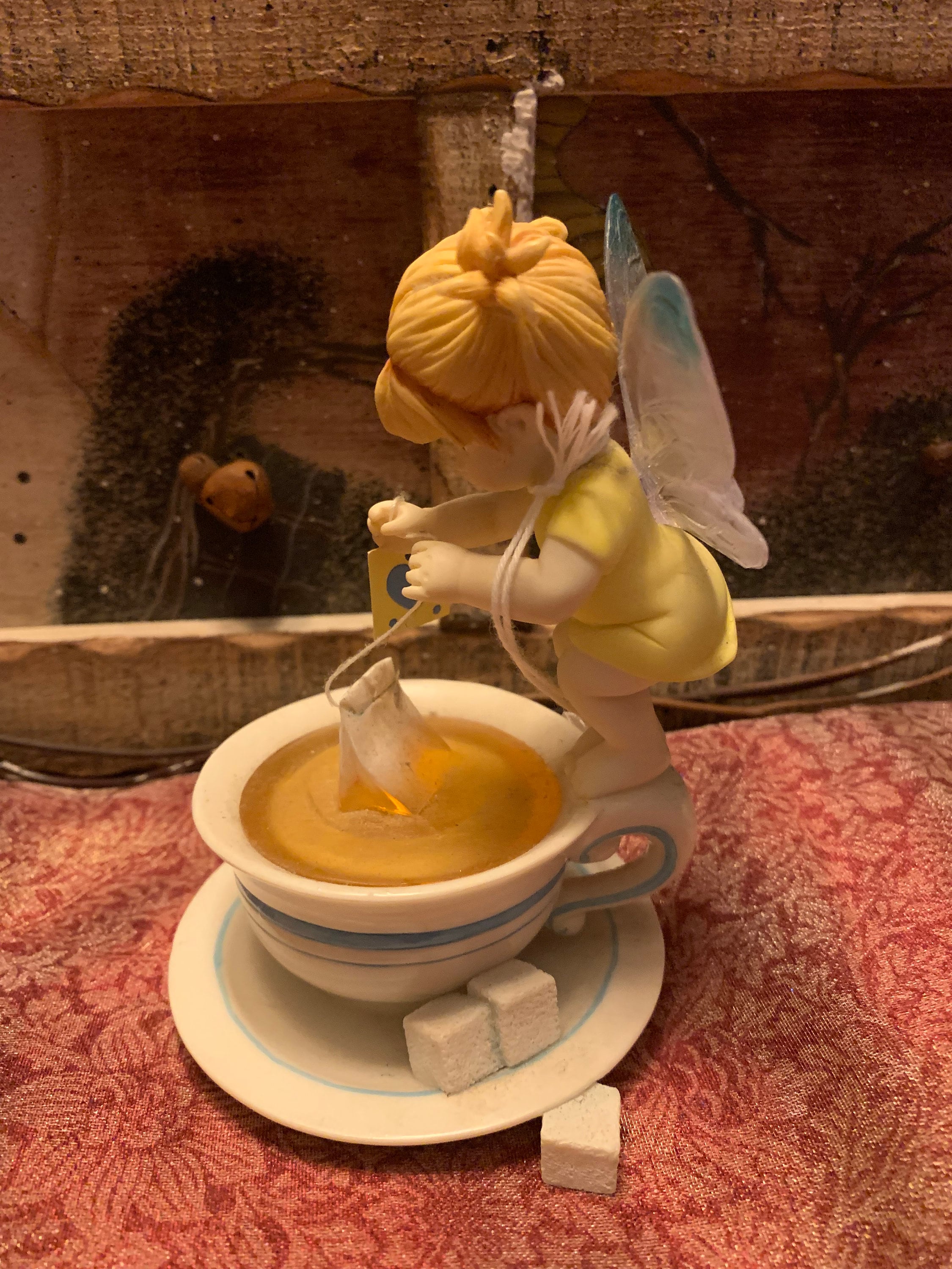 Vintage My Little Kitchen Fairies by Enesco teabag Fairie Figurine - Etsy