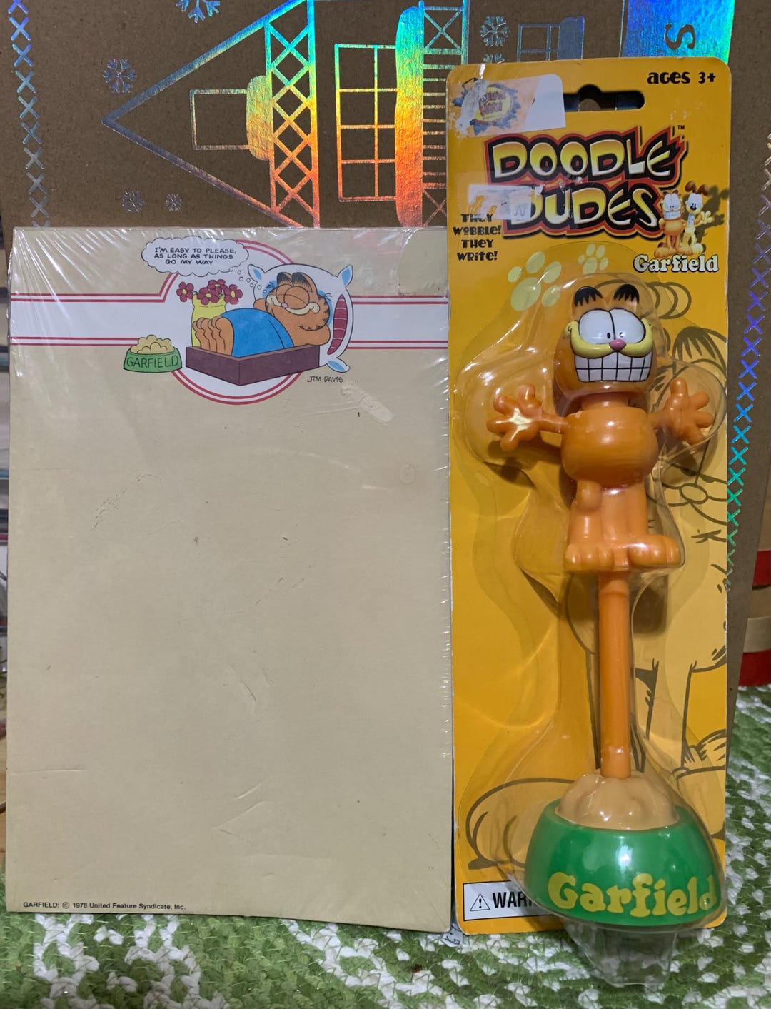 Vintage Garfield Notepad & Garfield Doodle Dudes Pen - Etsy