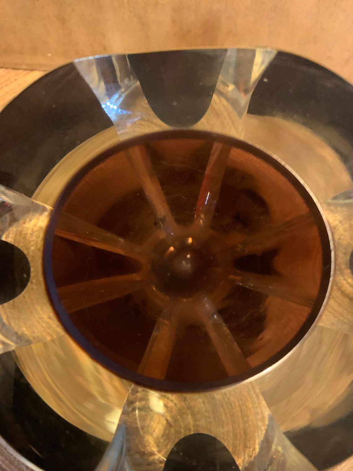 Vintage Faceted Murano Art Glass Solid Cranberry Vase - Etsy