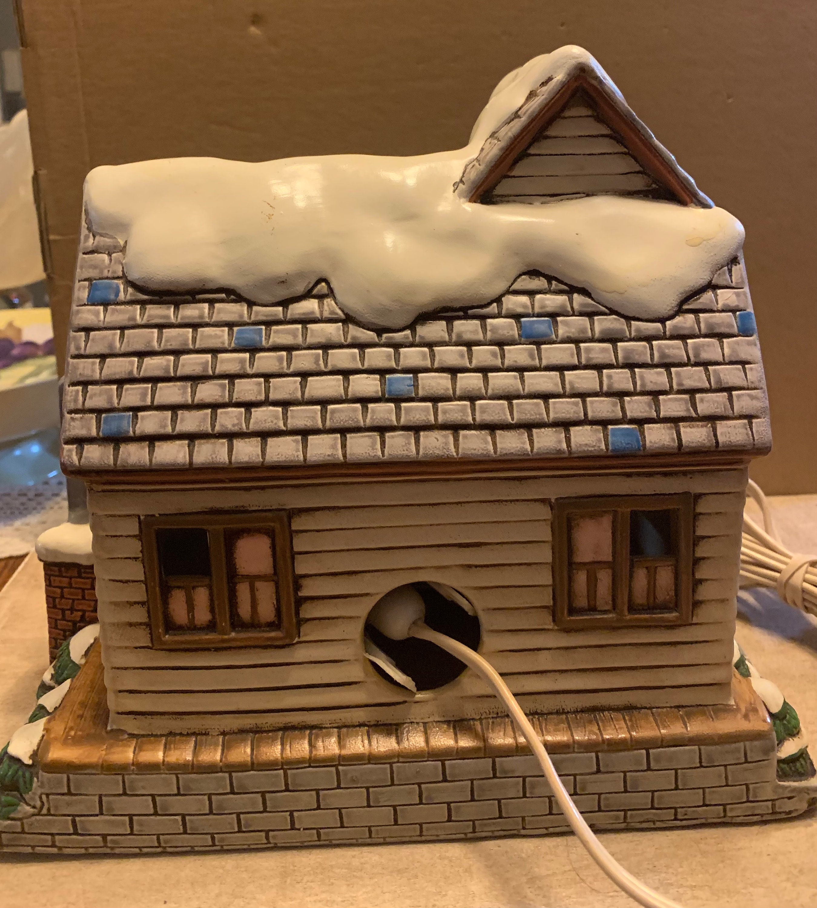 Lefton Train Station With Working Battery Clock - Etsy