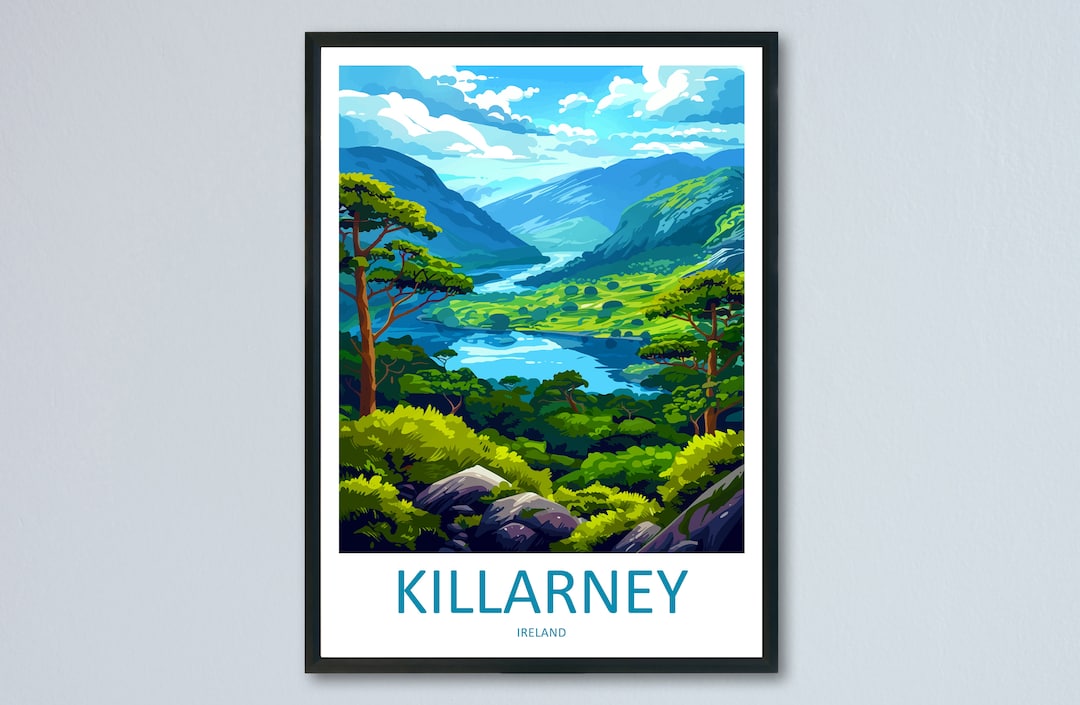 Killarney National Park Print Killarney Home Decor Landscape Art Print ...