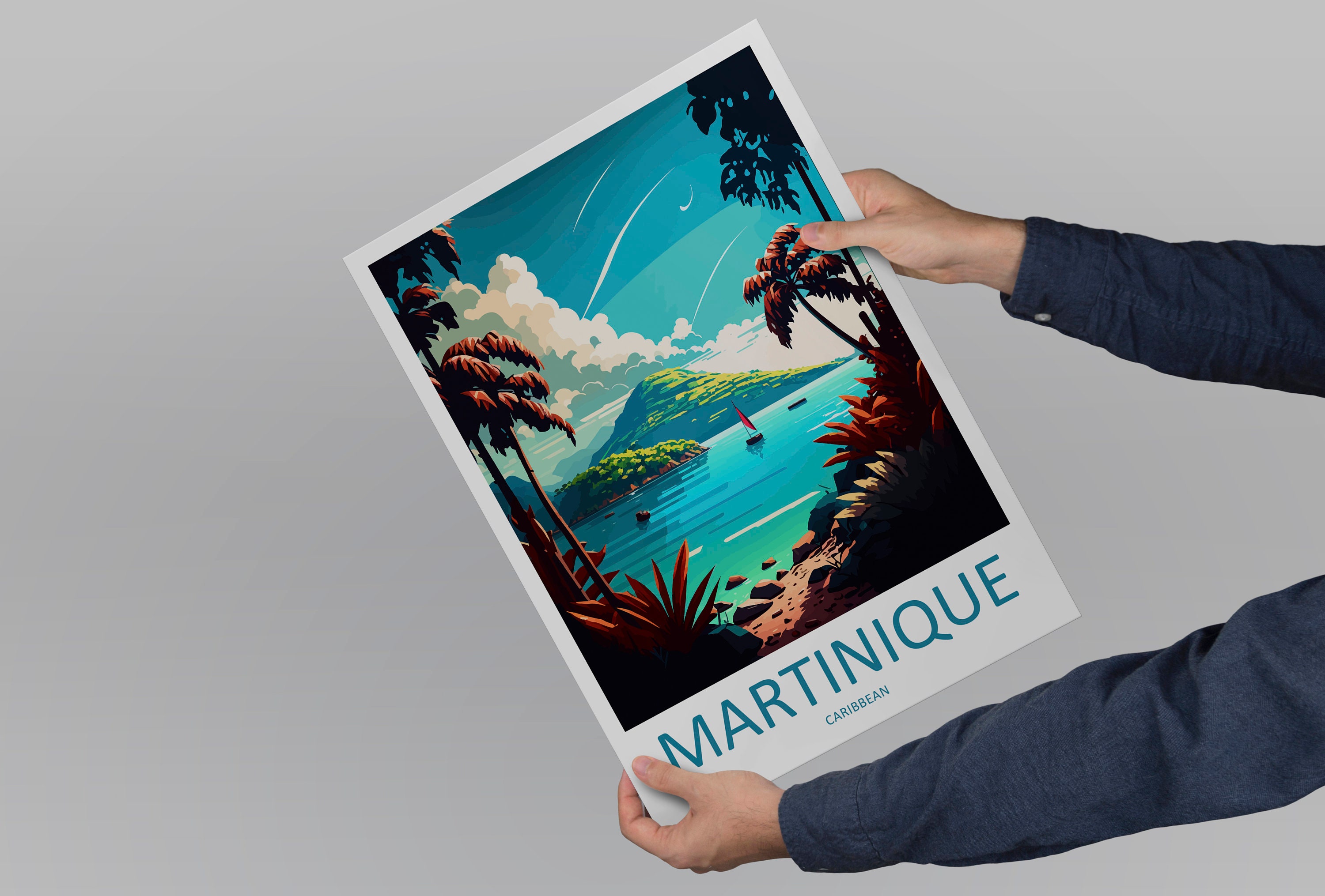 Affiche Martinique Paysage De Mer vendu par Martin Sati | SKU 1262268 ...