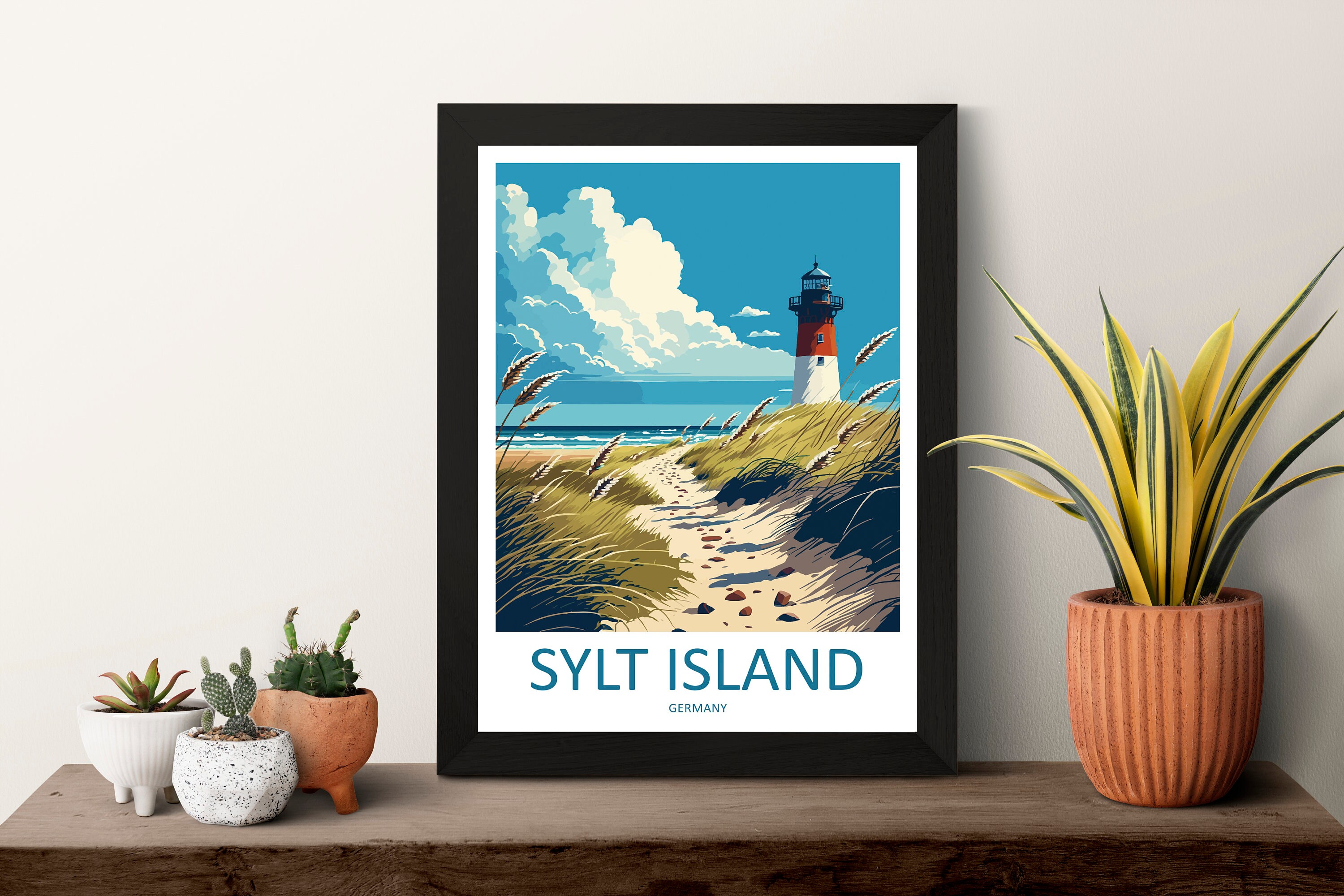Sylt Island Travel Print Wall Art Sylt Island Wall Hanging - Etsy UK