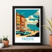 Trieste Travel Print Wall Art Trieste Wall Hanging Home Décor Trieste ...