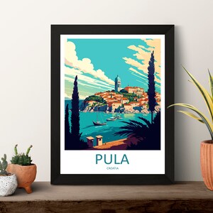 Pula Print Pula Home Decor Art Print Pula Wall Art Croatia Travel ...