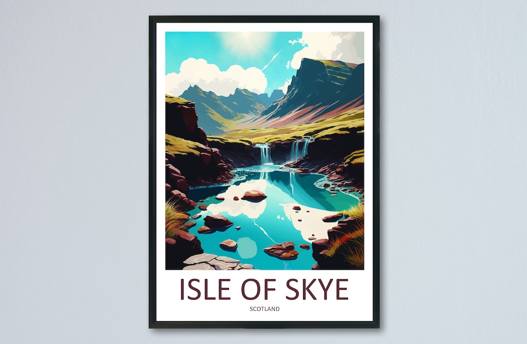 Isle of Skye Print Isle of Skye Home Decor Landscape Art Print Isle of ...