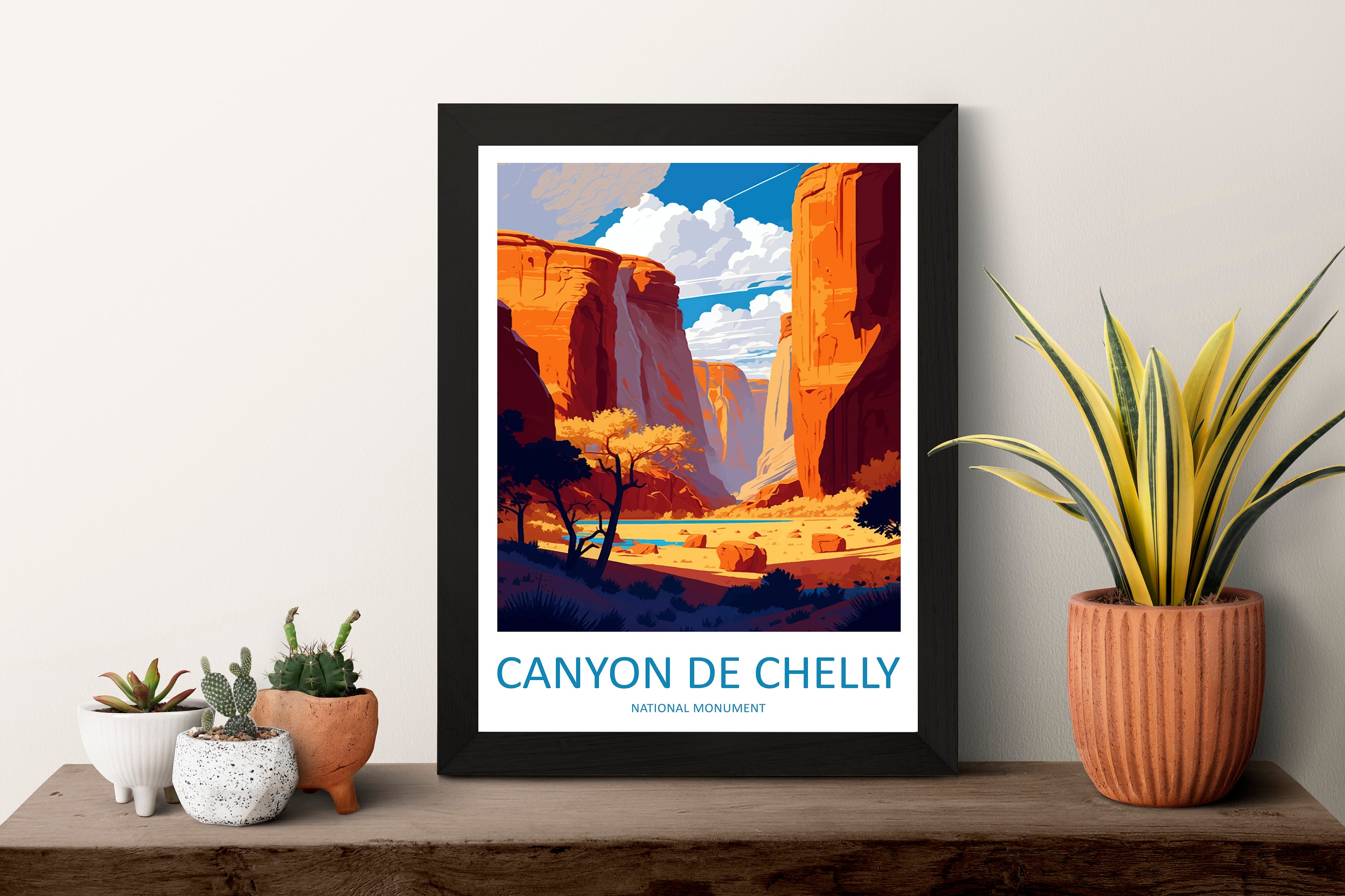 Canyon De Chelly National Monument Travel Print Wall Art Canyon De ...