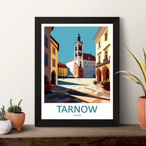 Tarnow Travel Print Wall Art Tarnow Wall Hanging Home Décor Tarnow Gift ...