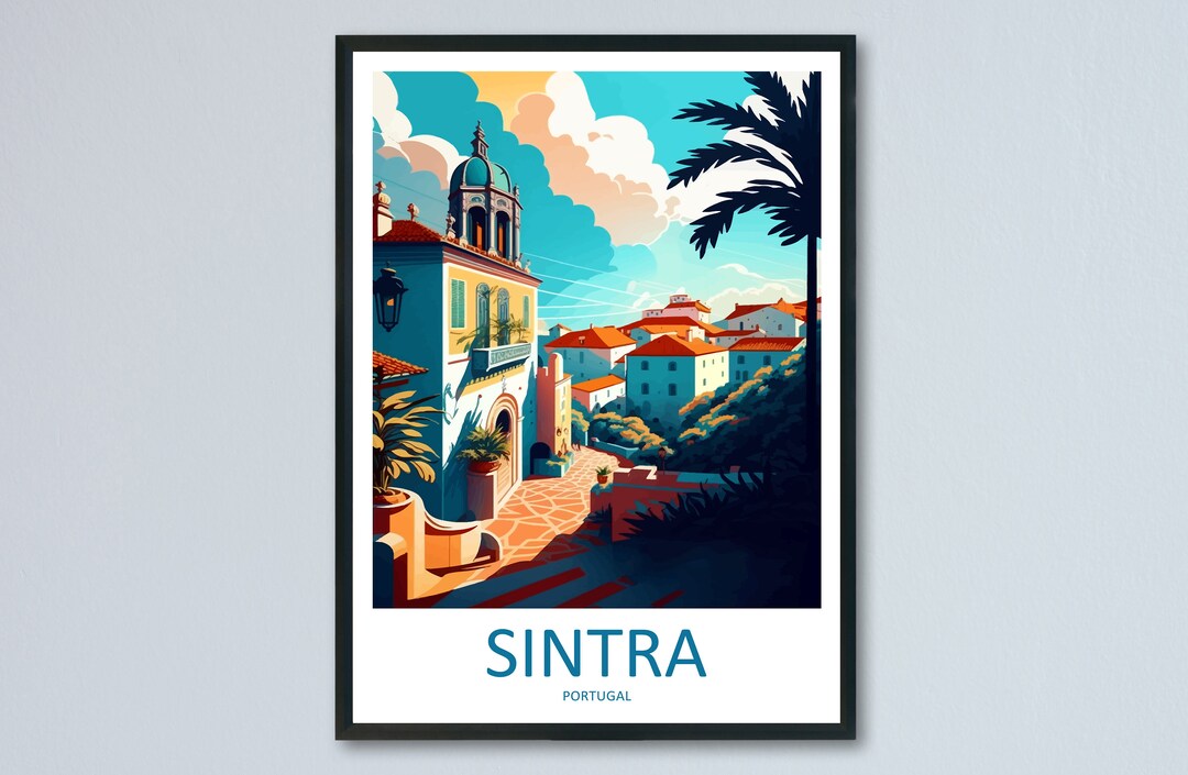 Sintra Travel Print Wall Art Sintra Wall Hanging Home Décor Sintra Gift ...