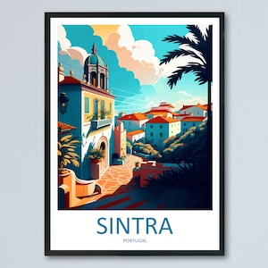 Sintra Travel Print Wall Art Sintra Wall Hanging Home Décor Sintra Gift ...