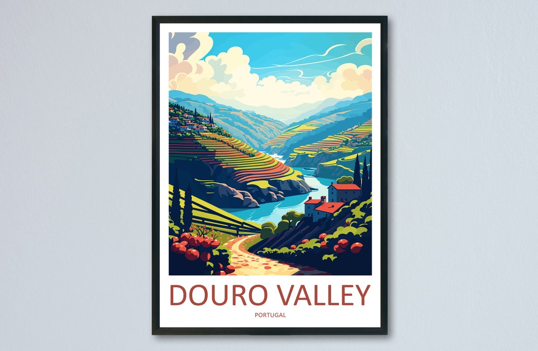 Douro Valley Travel Print Wall Art Douro Valley Wall Hanging Home Décor ...