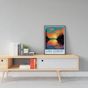 Lake Hubert Travel Print Wall Art Lake Hubert Wall Hanging Home Décor ...
