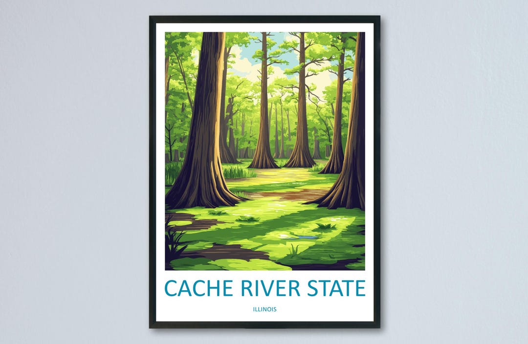 Cache River State Natural Area Travel Print Cache River Wall Decor ...