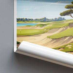 Torrey Pines Golf Course Travel Print Wall Art Torrey Pines Golf Course ...
